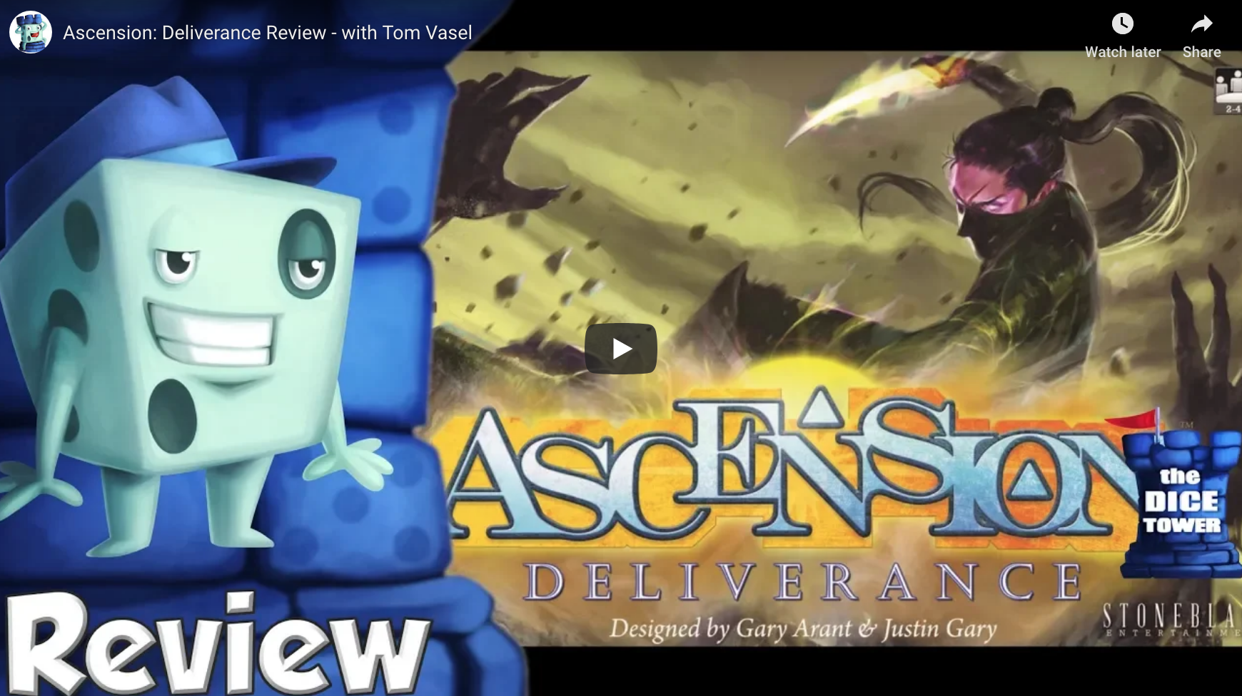 The Dice Tower gives "Ascension: Deliverance" its Seal of Approval ...